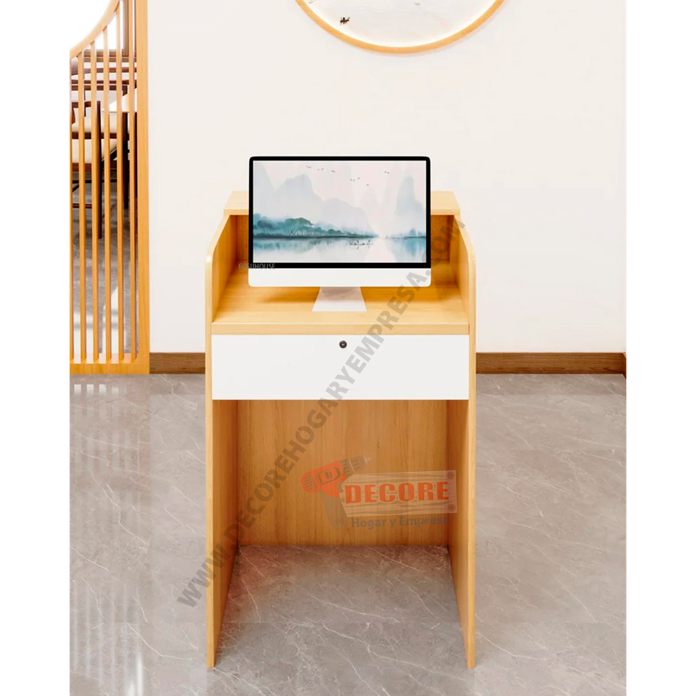 COUNTER-MOSTRADOR DE MELAMINA PEQUEÑO RANURADO | Decore Hogar y Empresa