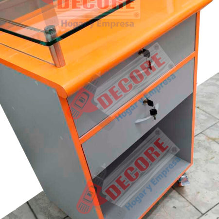 COUNTER DE ATENCIÓN-MUEBLE DE RECEPCIÓN PEQUEÑO-MOSTRADOR DE MELAMINA ...