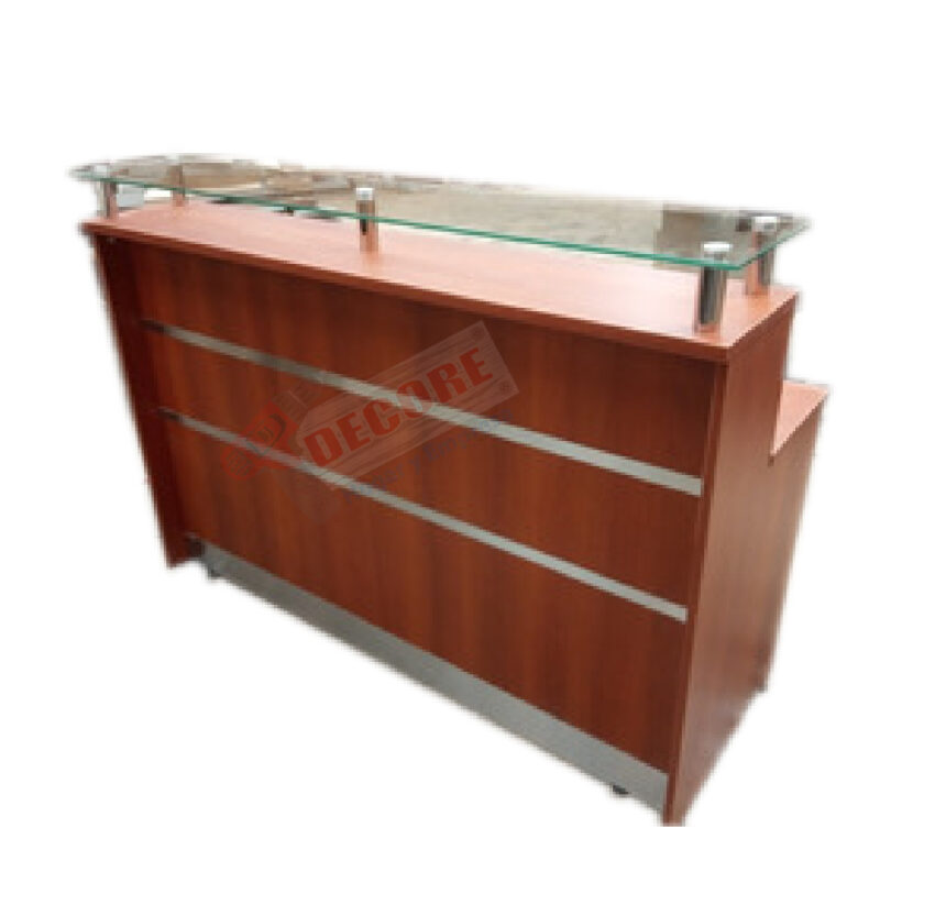 COUNTER DE ATENCIÓN-RECEPCIÓN-MUEBLES DE MELAMINA | Decore Hogar y Empresa