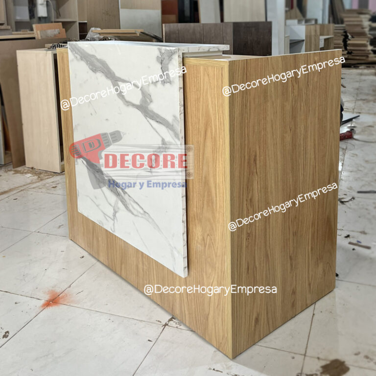 COUNTER DE ATENCIÓN-RECEPCIÓN-MUEBLES DE MELAMINA MEDIANO | Decore ...